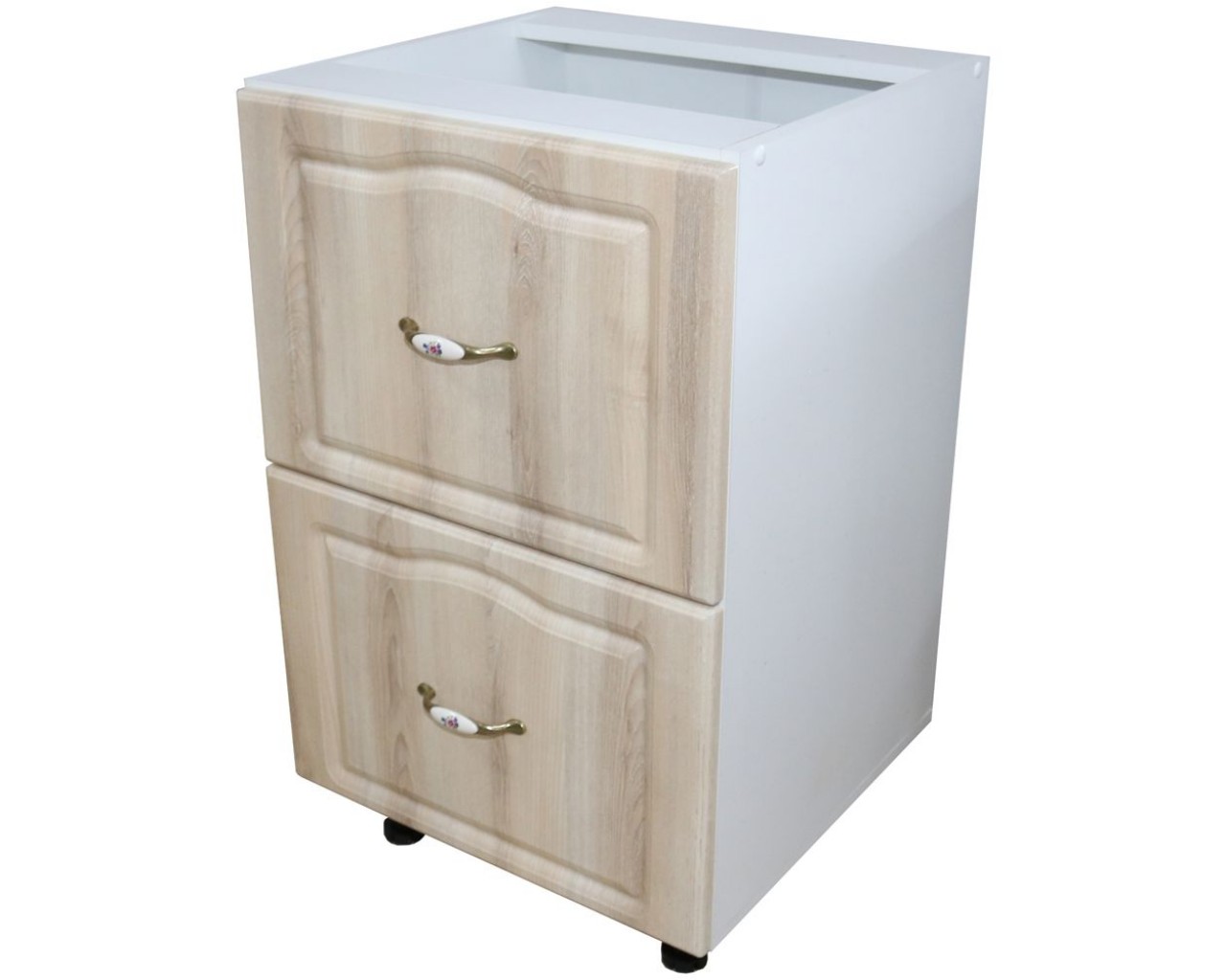 Corp inferior 50 cu 2 sertare metalice pentru greutate Zebra MDF sonoma ...