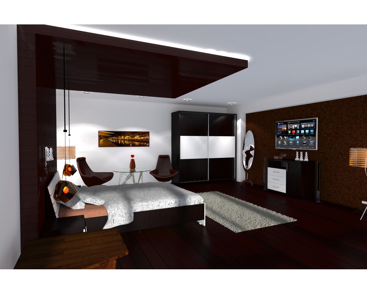 Dormitor Milano Wenge