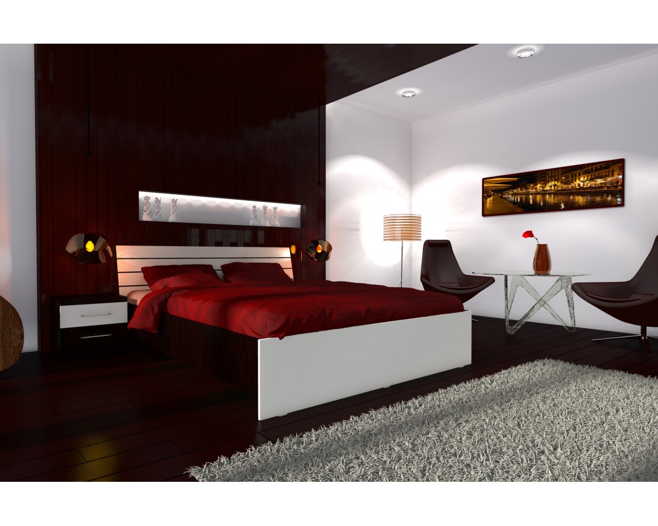 Dormitor Milano Wenge