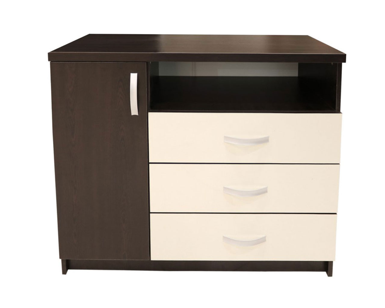 Comoda Milano wenge cu fildes